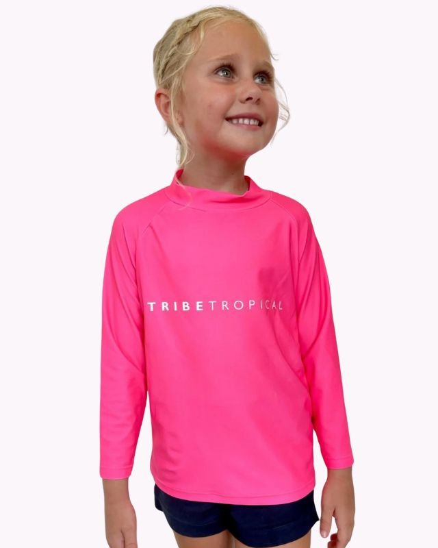 Kids Rash Guard | Groms UV Top | Bright Swimwear – Tribe Tropical